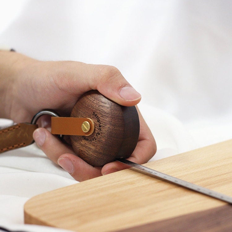 Original Black Walnut Tape Measure Solid Wood Mini Handy Tape - Etsy