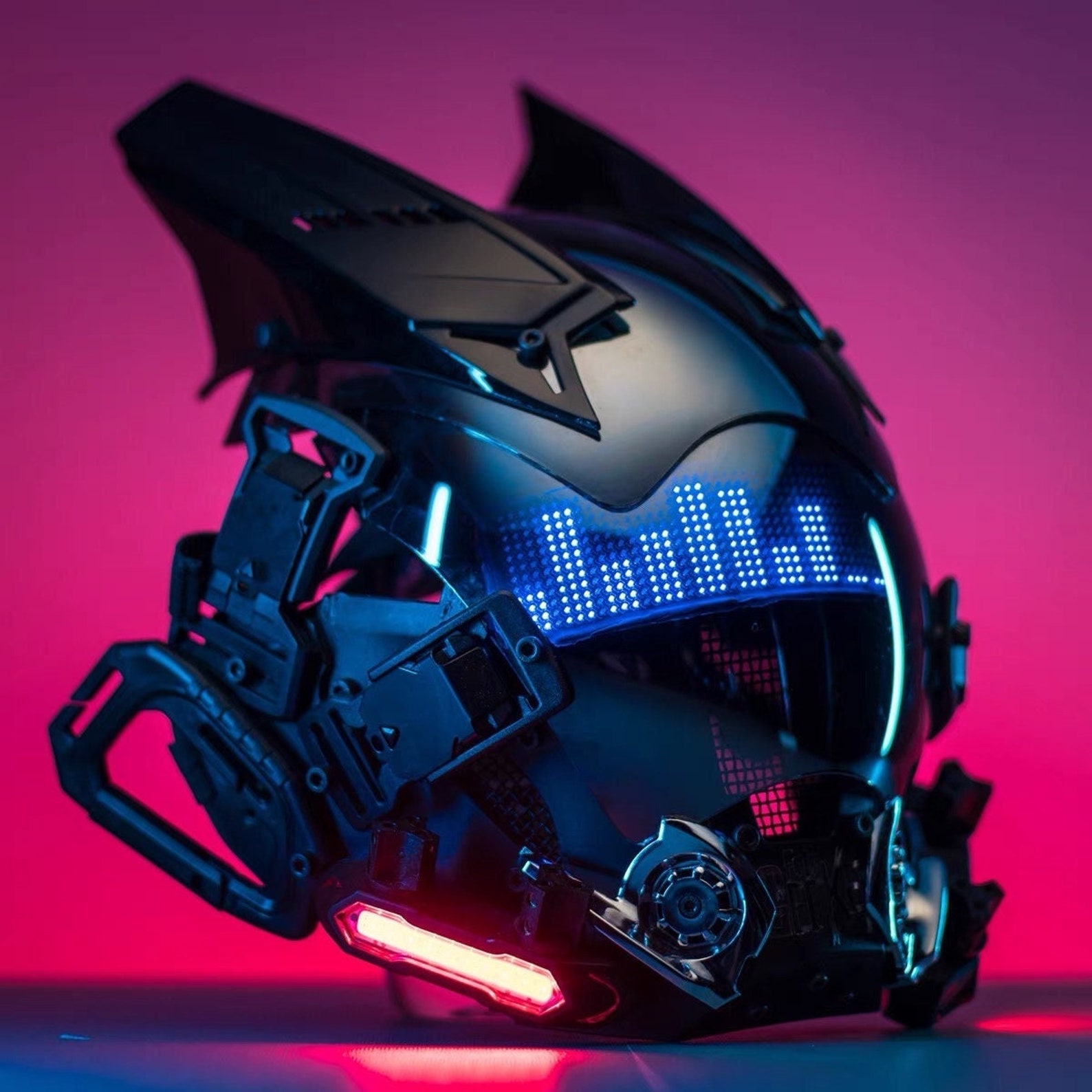 Cyberpunk Mask Cosplay Mask. Personality Metaverse Robot Mask ...