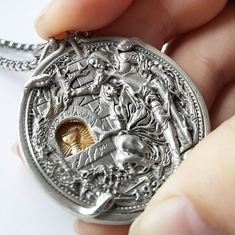 Sterling Silver Holy Grail Mechanical Hobo Nickel Hobo Nickel - Etsy
