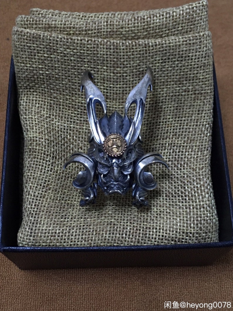 Silver Samurai Ring Solid Silver Samurai Ring Mens Samurai - Etsy UK