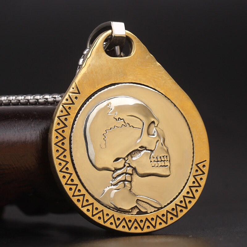 Scarab Mechanical Hobo Nickel Pendant, Men's Necklace, Sweater Chain ...