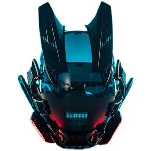 Cyberpunk Mask Cosplay Mask. Personality Metaverse Robot Mask ...