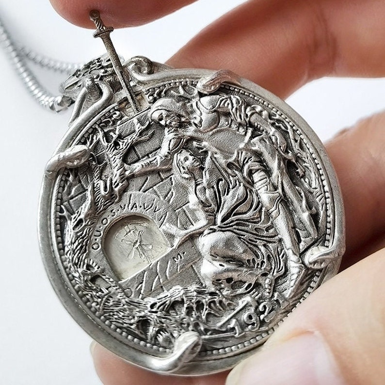Sterling Silver Holy Grail Mechanical Hobo Nickel Hobo Nickel - Etsy