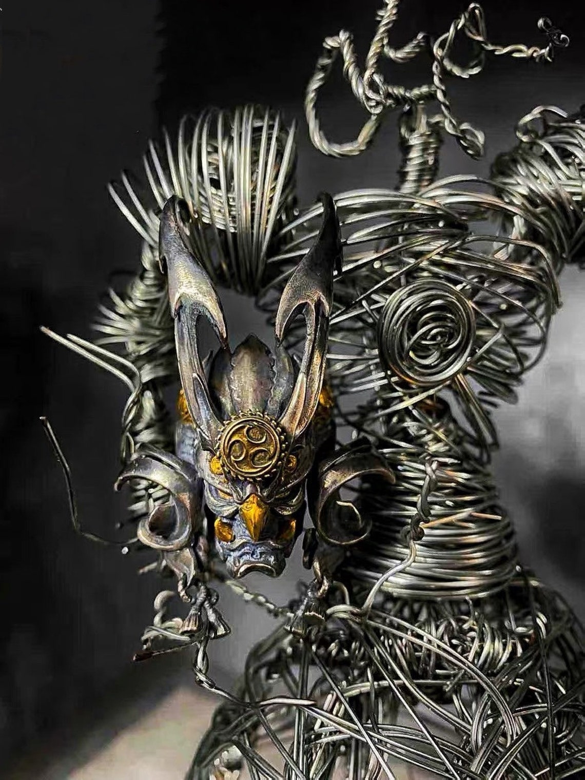 Silver Samurai Ring Solid Silver Samurai Ring Mens Samurai | Etsy UK