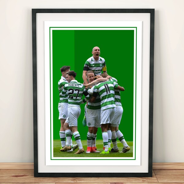 Celtic Football Art - Etsy UK