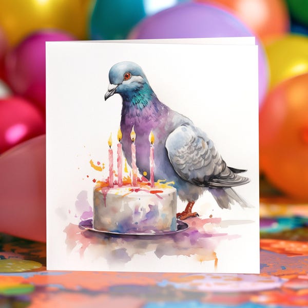 Personalised Funky Pigeon Birthday Cards - Etsy UK