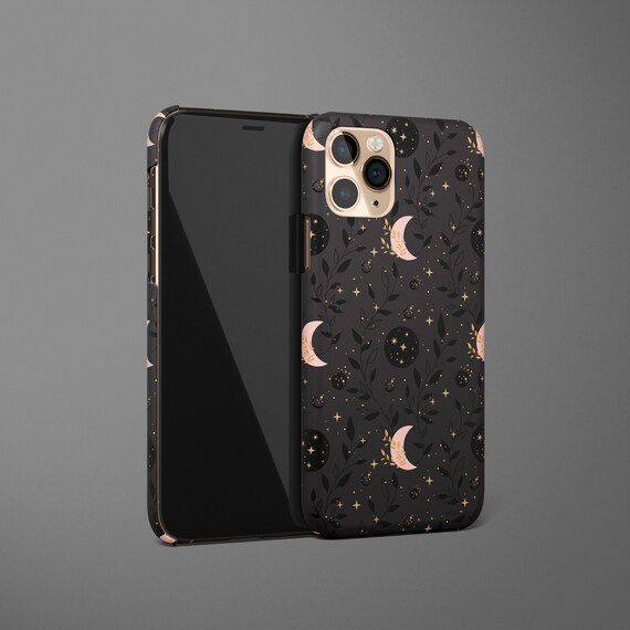 MOON Iphone 12 11 Pro Case Floral Celestial Iphone 12 Mini | Etsy