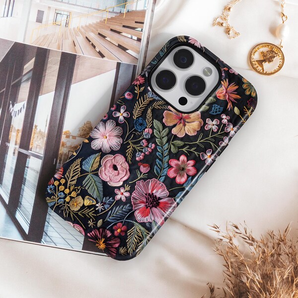 Embroidery Phone Case - Etsy