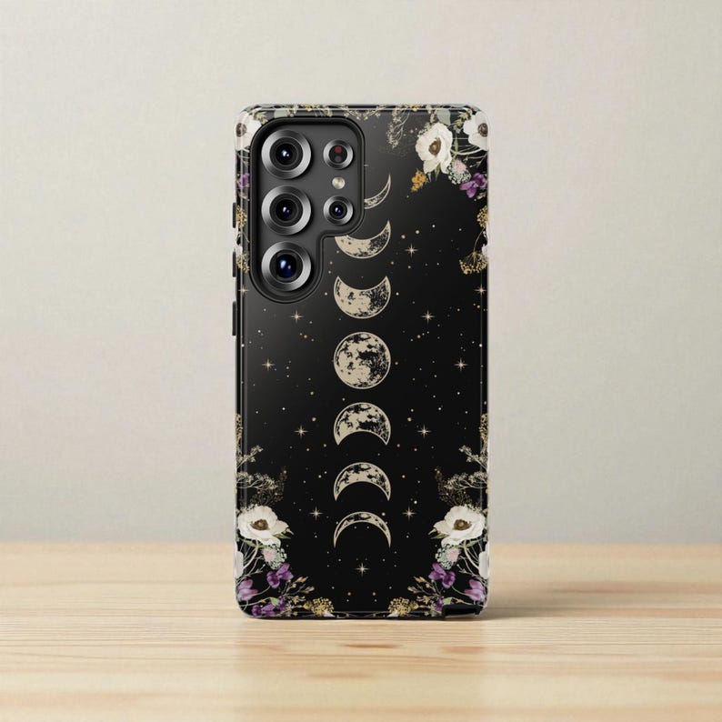 Moon Phase Phone Case S25 S24 S23 S22 S21 Plus Ultra, Galaxy S25 Ultra ...
