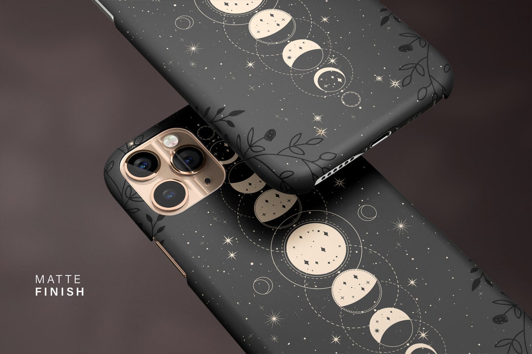 Moon Phases Celestial iPhone 14 13 12 11 Pro Max Case iPhone X XR XS ...