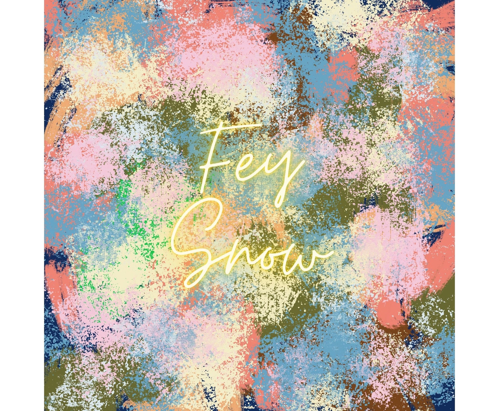 Mist Abstract Art 5 Digital Papers, Colorful Pattern Background ...