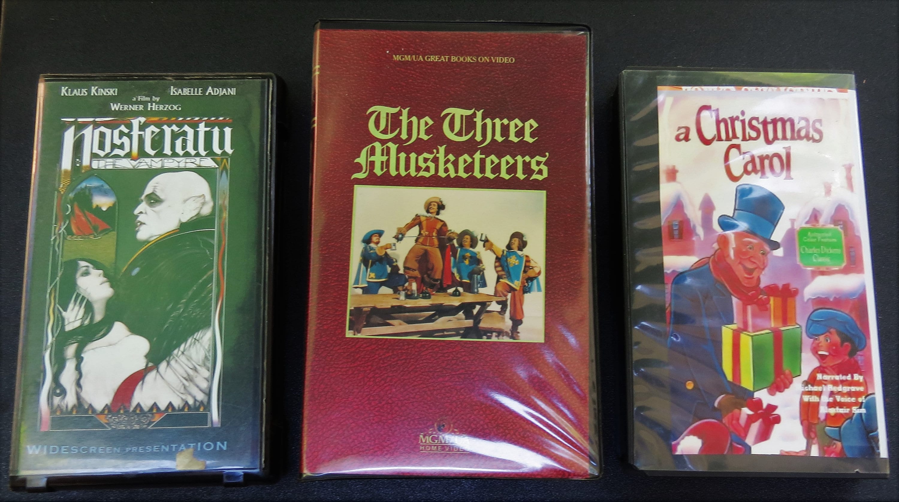 VHS Nosferatu; Three Musketeers; A Christmas Carol - Etsy