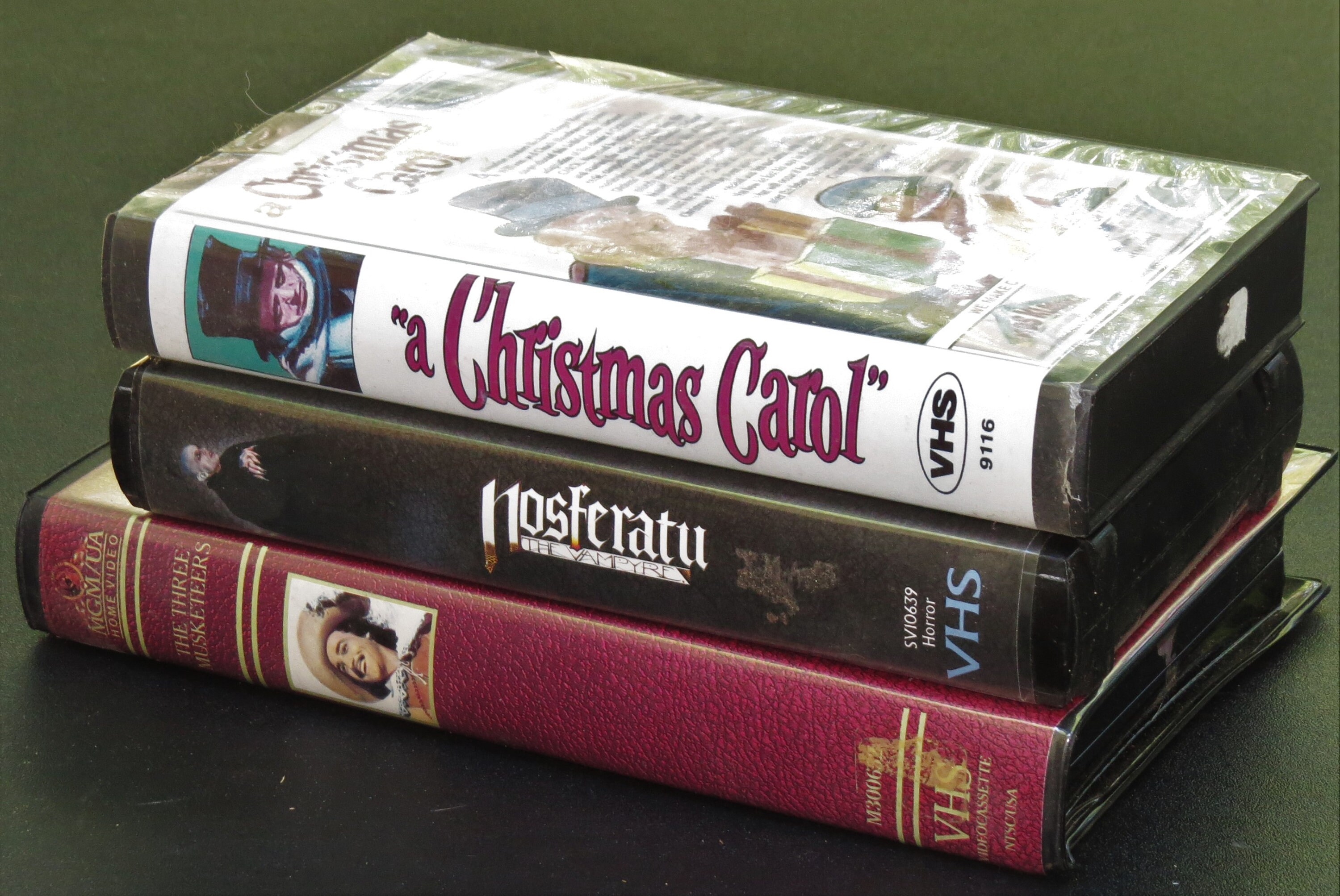 VHS Nosferatu; Three Musketeers; A Christmas Carol - Etsy