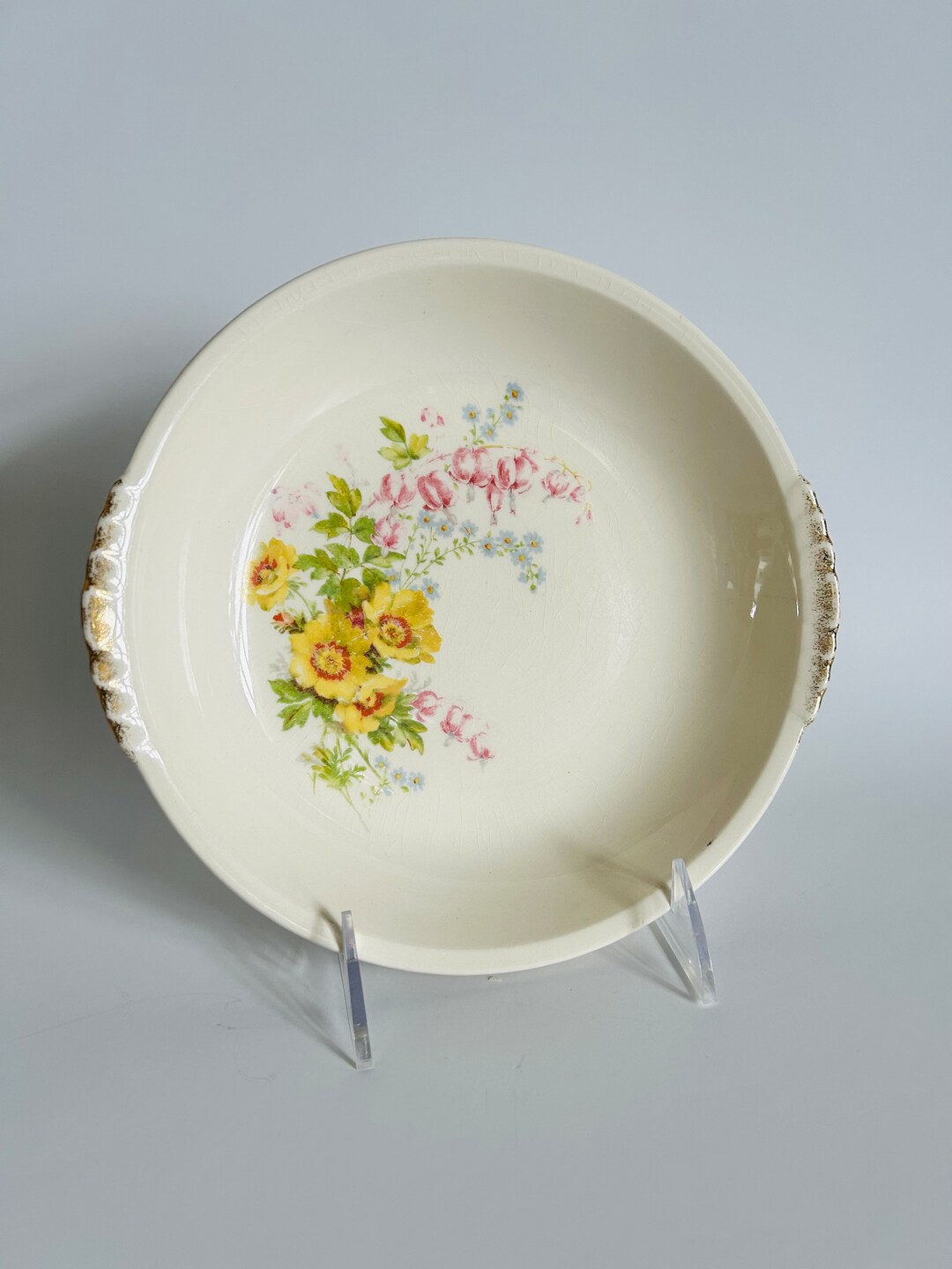 Vintage Paden City Pottery Shell Krest Bowl - Etsy