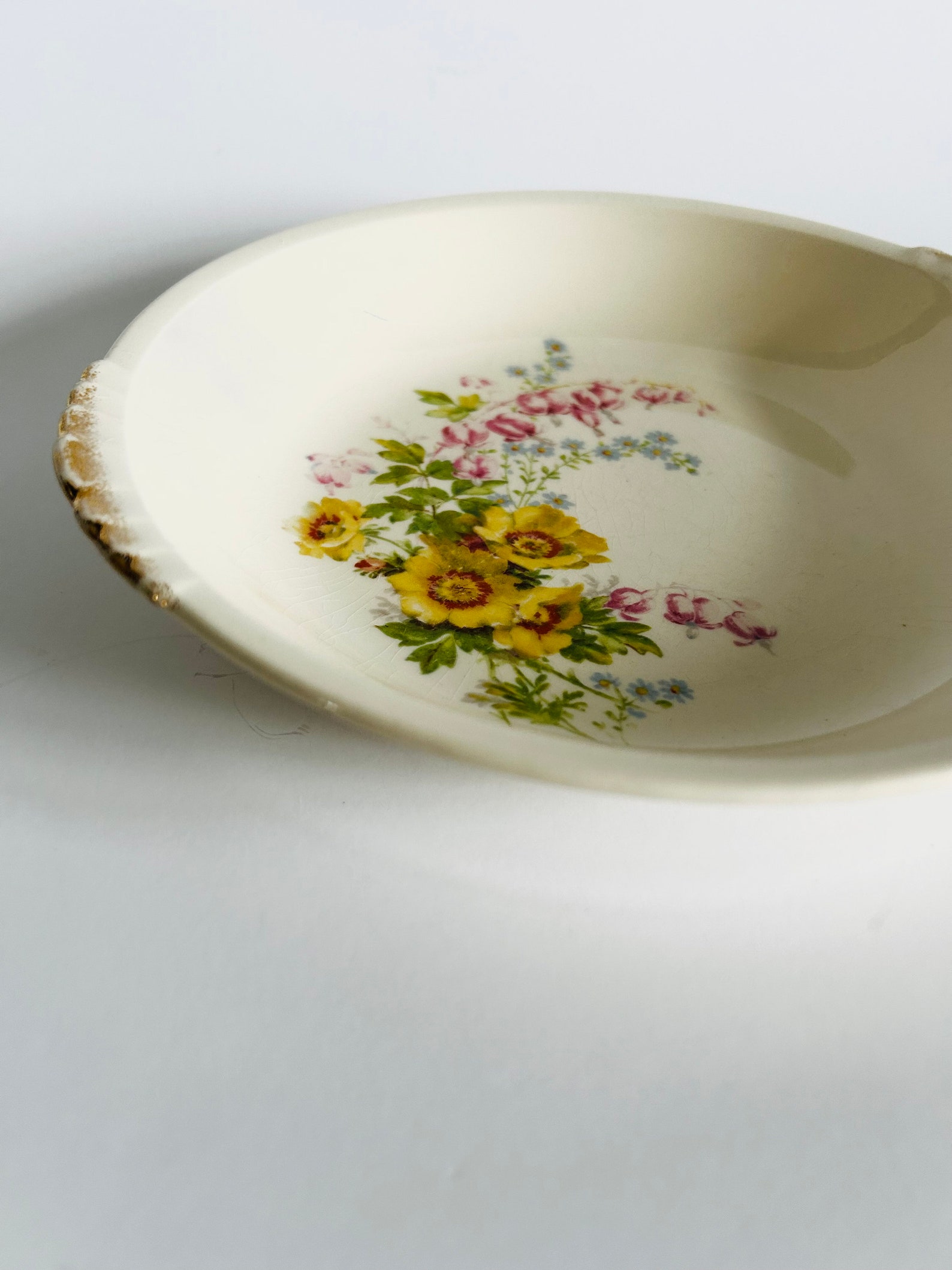 Vintage Paden City Pottery Shell Krest Bowl - Etsy