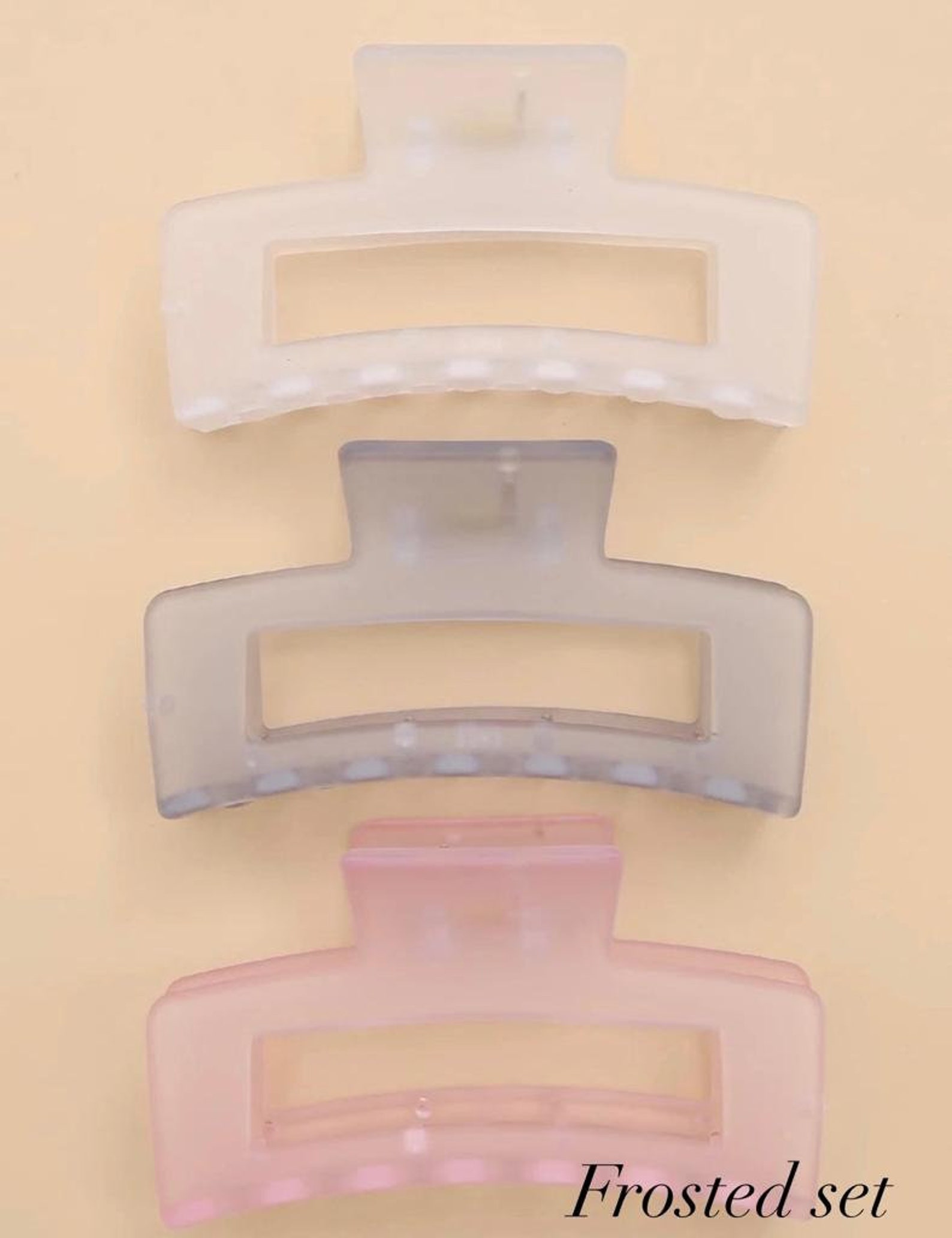 Set of 4 Hair Claw Clips Thick Hair Clip Large Hair Clip - Etsy Canada