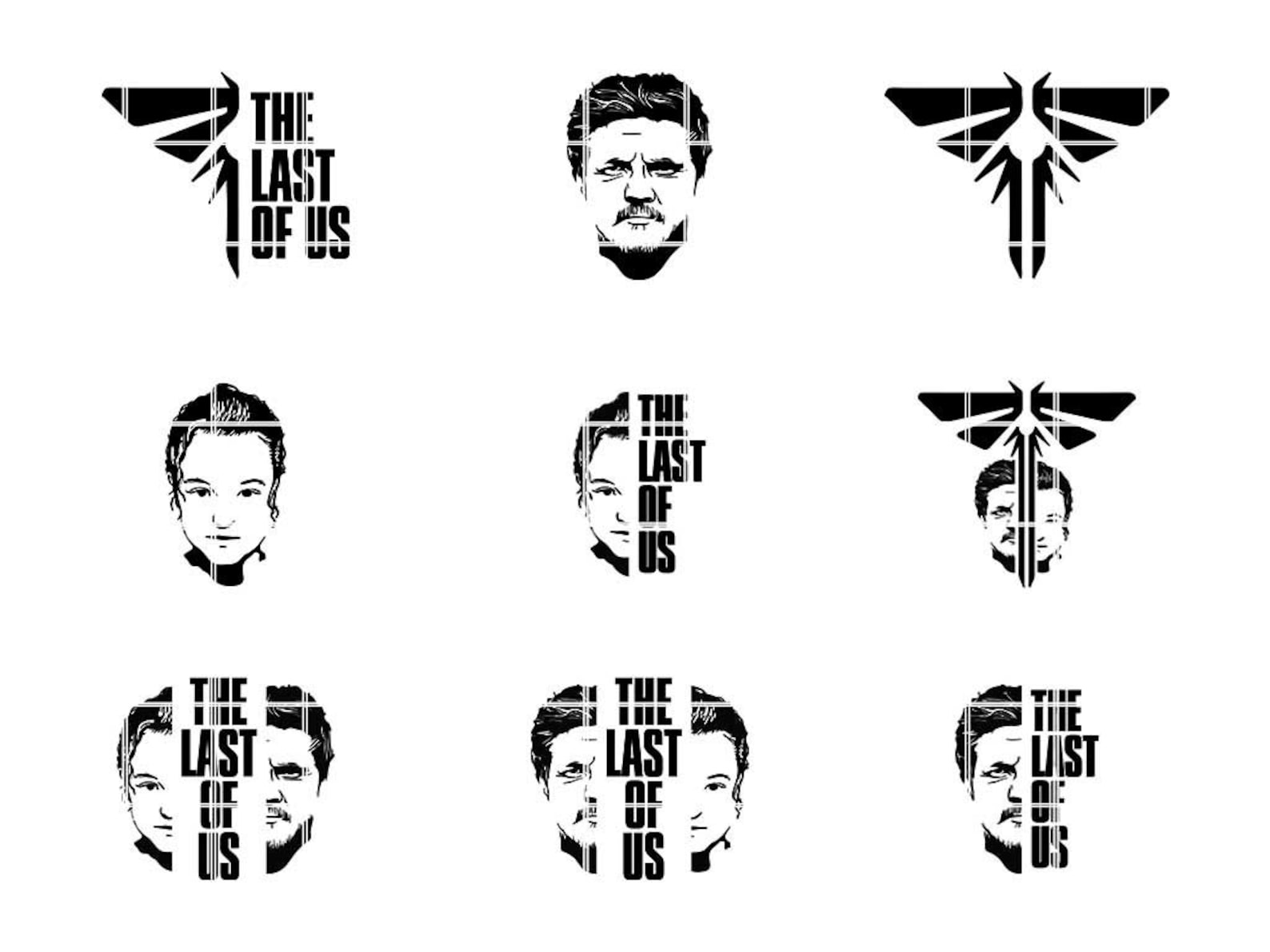 The Last of Us, Bundle 1 + 2, SVG PNG, Cutting Sublimation Machines ...