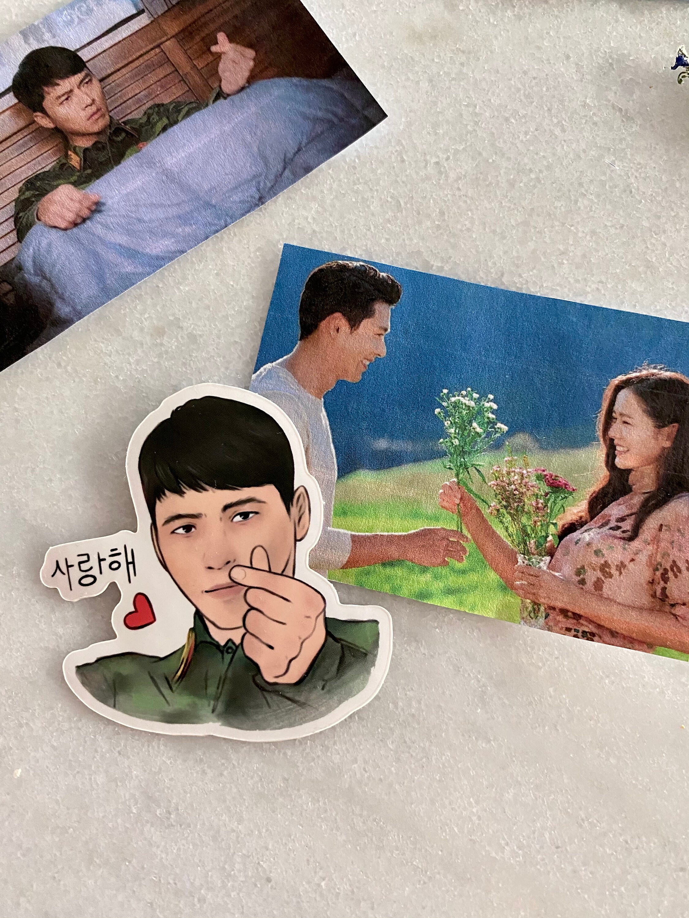 Crash Landing su di te Capitano Ri Korean Heart Sticker - Etsy Italia