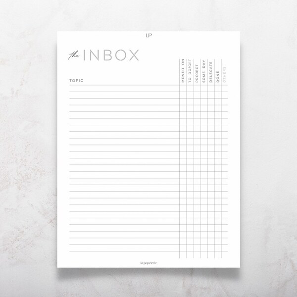 Printable Trigger List GTD Happy Planner - Etsy Canada