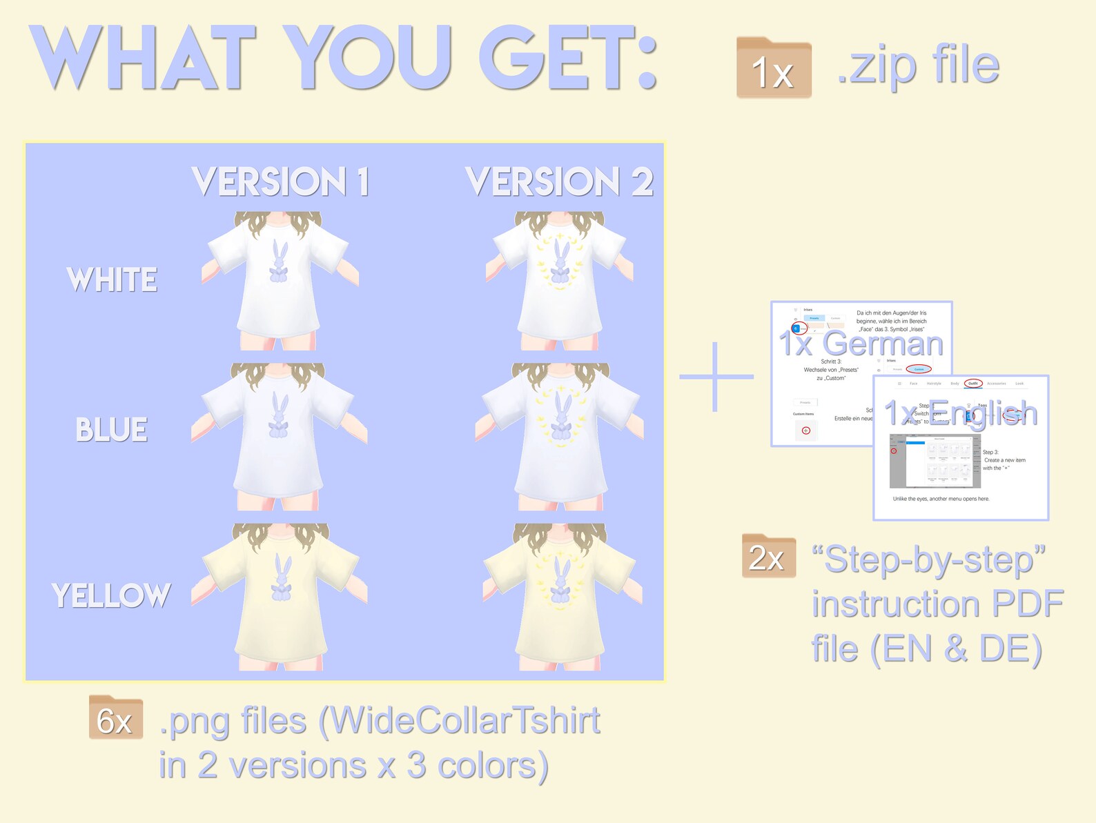 Vtuber Moon Bunny T-shirt for the Chinese Moon Festival 2022 VROID ...