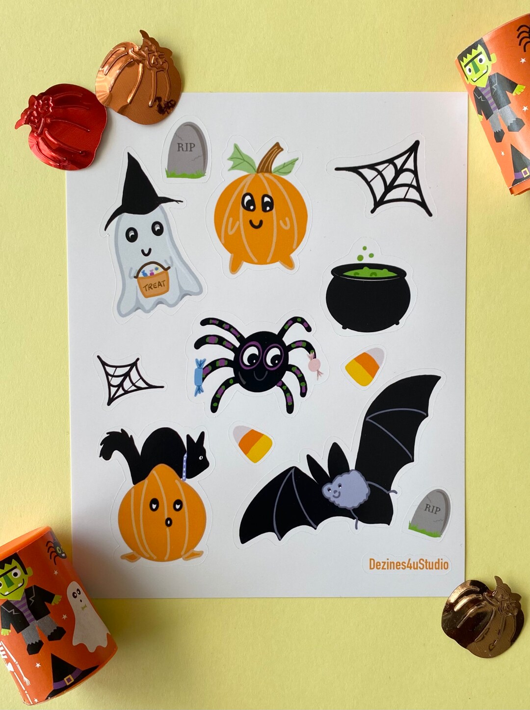 HALLOWEEN Stickers | Fall | October Holiday Stickers | Planner ...