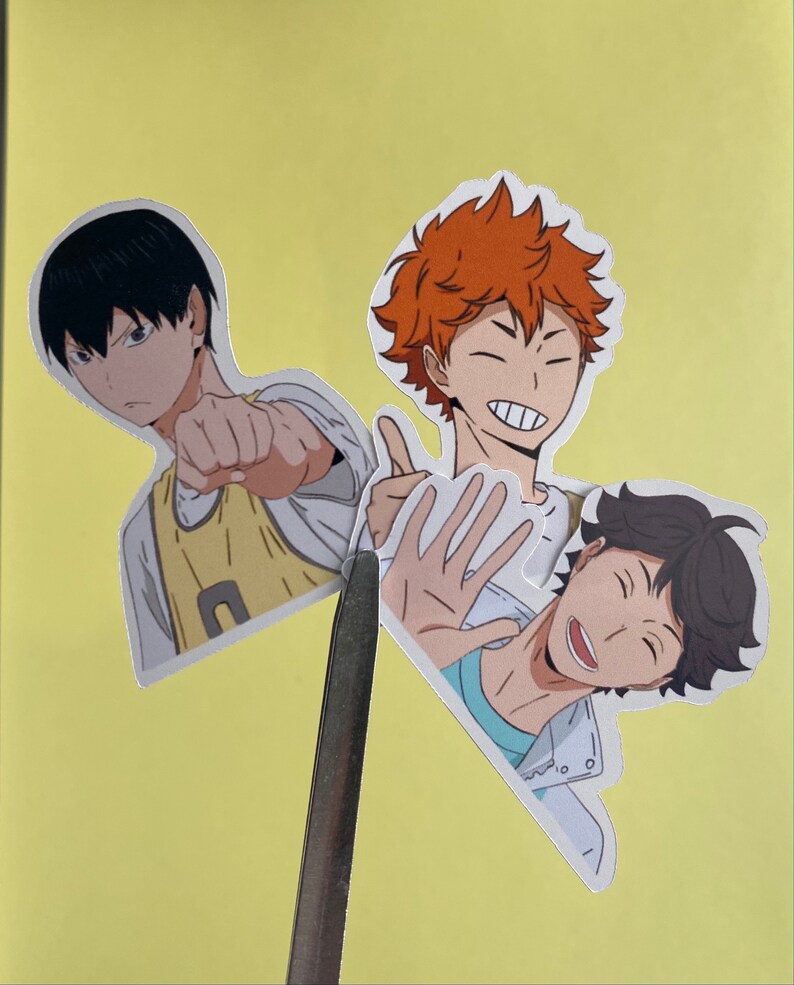 Haikyu Stickers Karasuno Stickers 3 Pack Anime Sticker - Etsy
