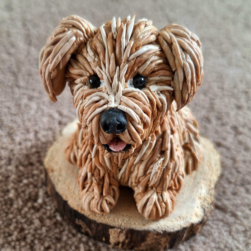 Polymer Clay Dog - Etsy