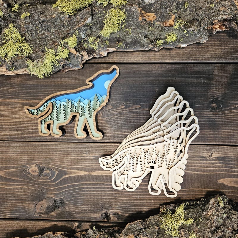 Wood Layered Art Kits - Etsy