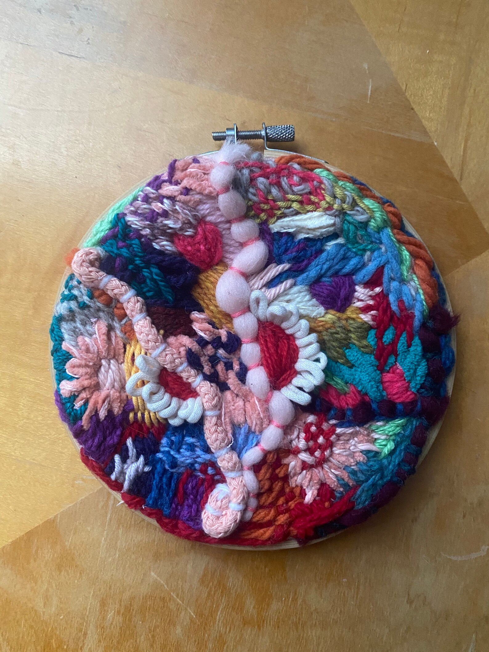 Abstract Floral Embroidery Weaving - Etsy