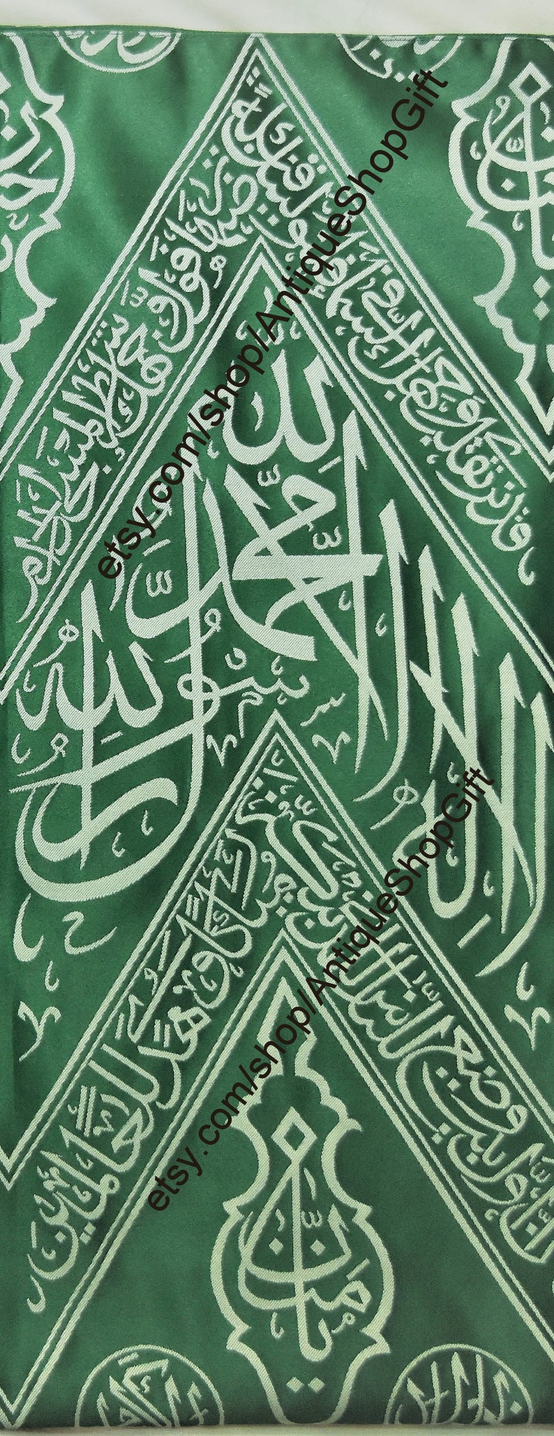 Certificated From Museum Authentic Green Internal Kaaba Cloth İslamic ...