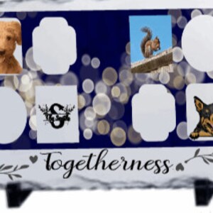 Personalised Slate Picture Frame - Etsy