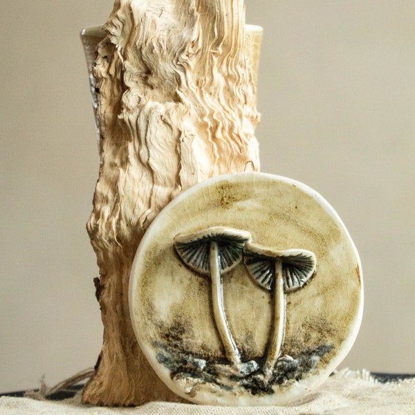 Mushroom Ceramic Wall Art - Etsy