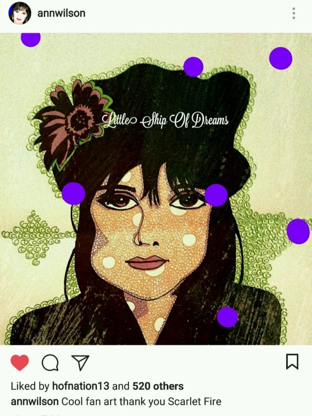 Ann Wilson Print - Etsy