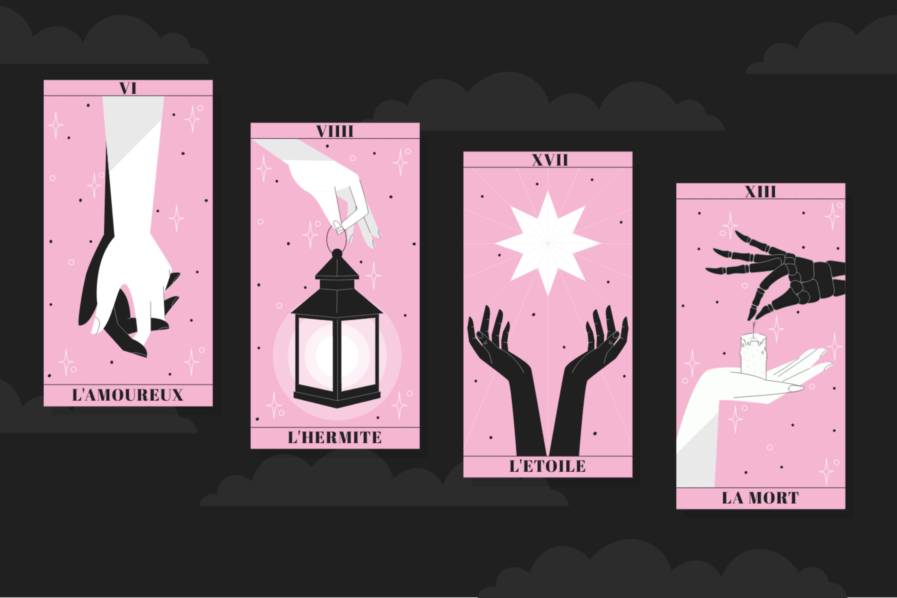 Tarot Esoteric Elements SVG Bundle Hand Drawn Mystic Symbols - Etsy