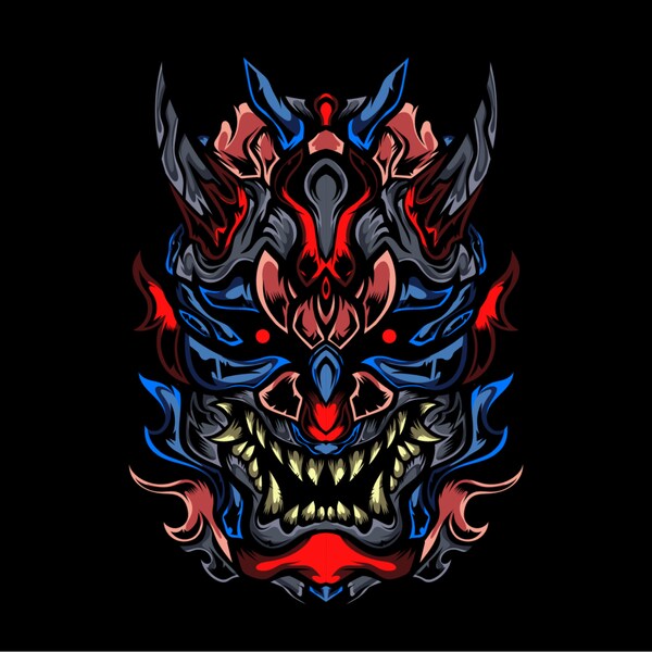 Oni Svg - Etsy