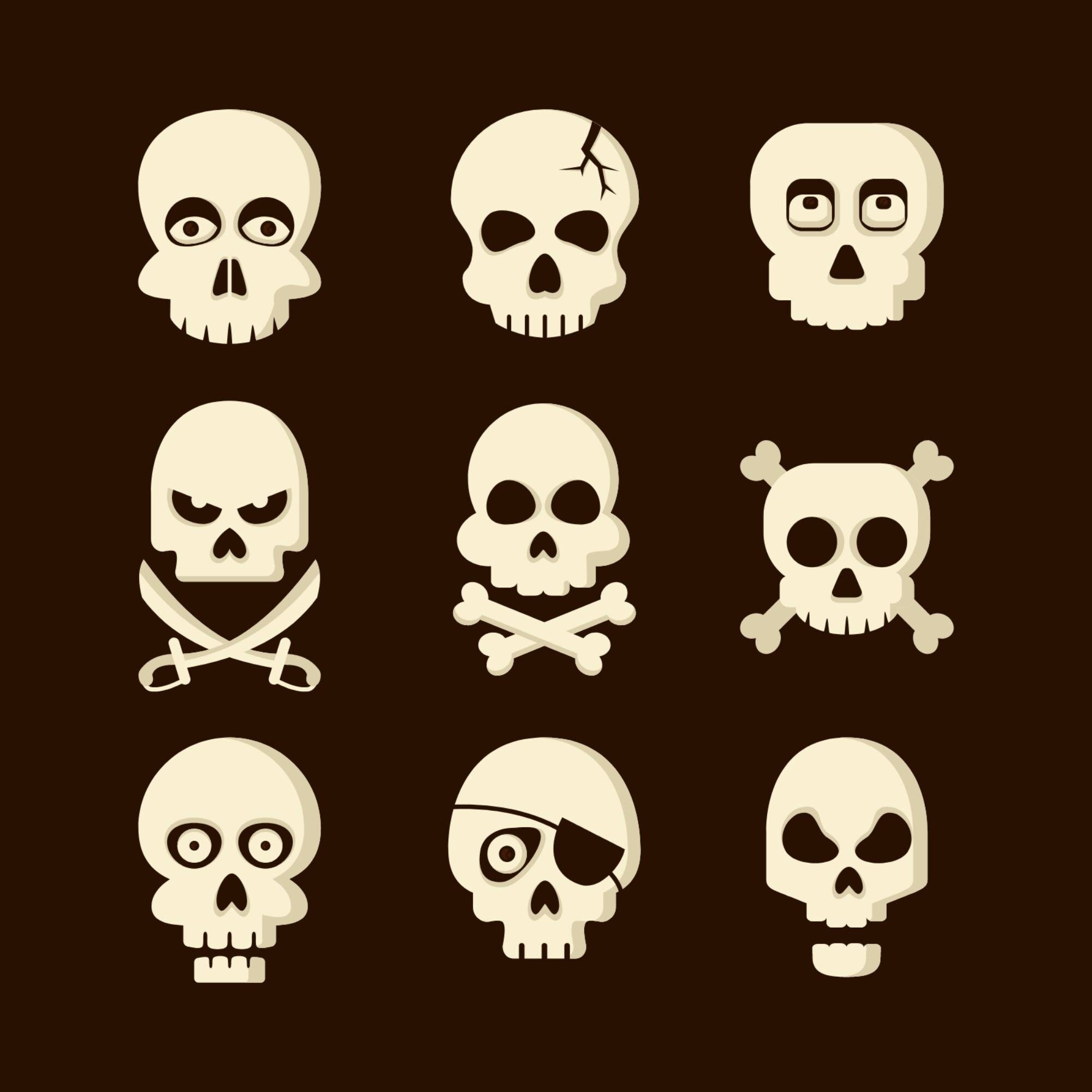 Mini Skull SVG Bundle Miniskulls SVG Halloween Svg Skull - Etsy