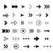 Black Arrows SVG Bundle: Hand Drawn Flat Icons (digital Download) - Etsy UK