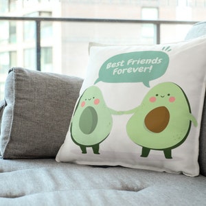 Hand Drawn BFF Avocado Illustration SVG Couple Love Valentines Day ...