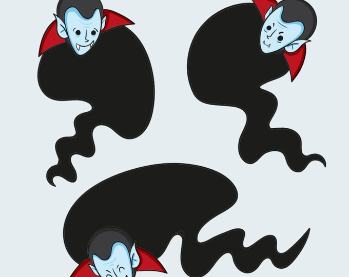 Halloween Faces Vector Clipart Bundle, Ai Eps Png Pdf and Jpg Files ...