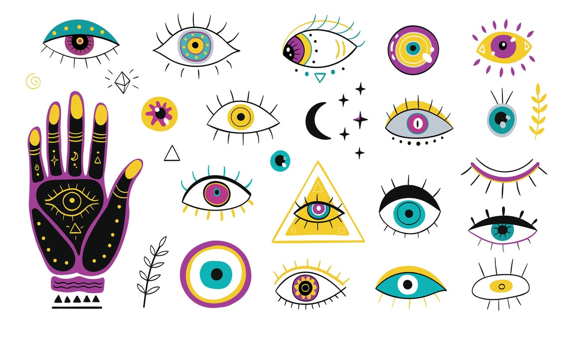 Eyes SVG Bundle Handdrawn Eyes SVG Bundle Eyes Png Eyes - Etsy