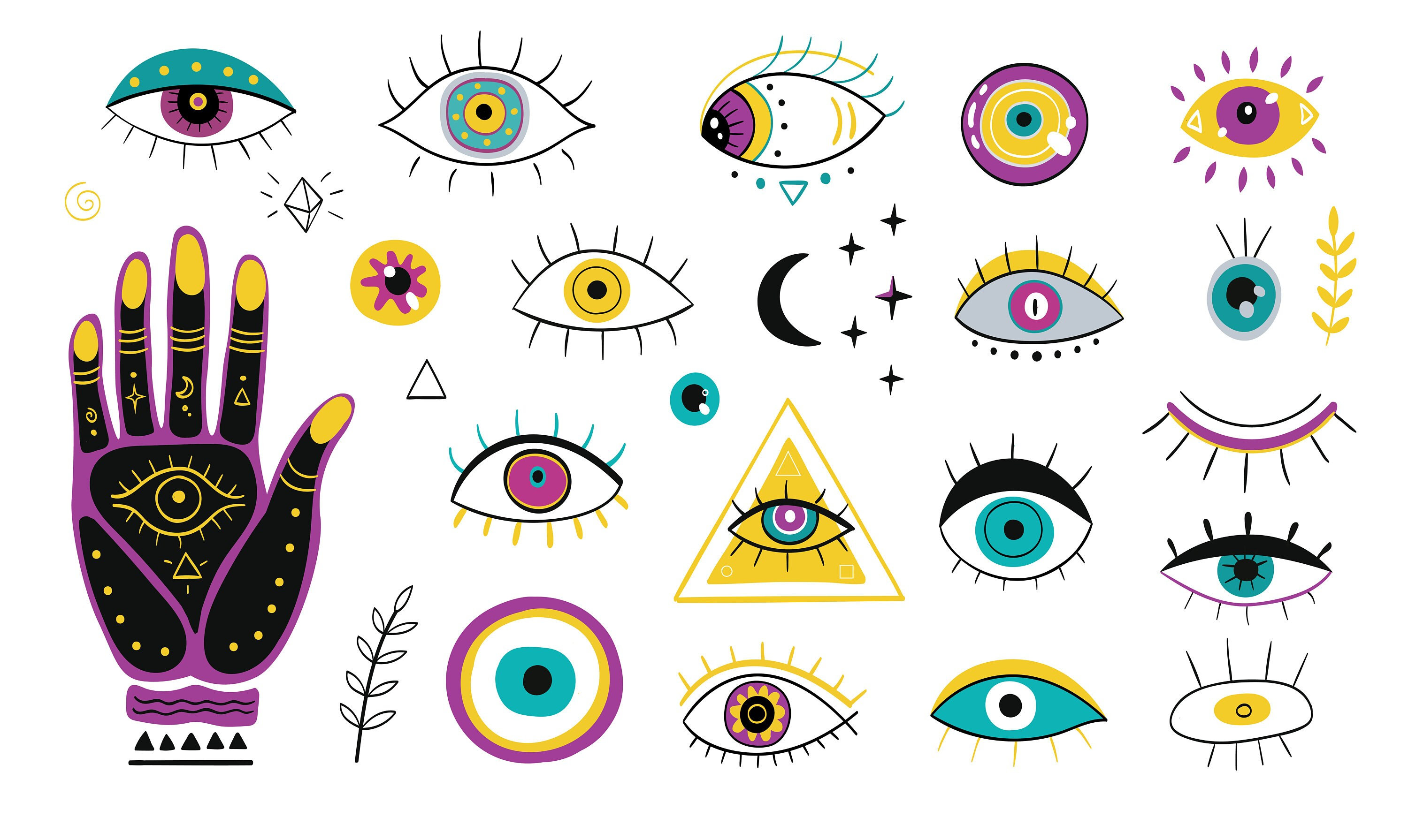Eyes SVG Bundle Handdrawn Eyes SVG Bundle Eyes Png Eyes - Etsy