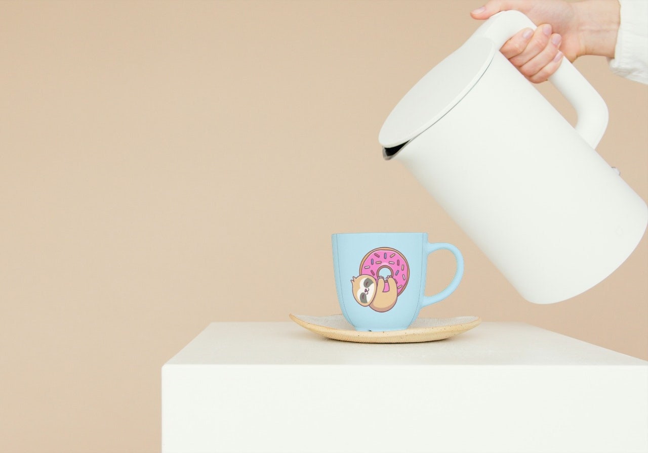 Sloth SVG Dunkin Donuts Sloth Moth Sloth Gift Donut Wall - Etsy