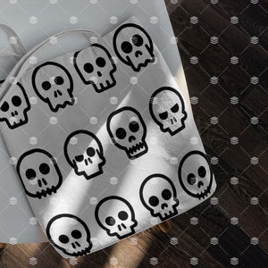 Mini Skull SVG Bundle: Halloween Cut Files (digital Files) - Etsy