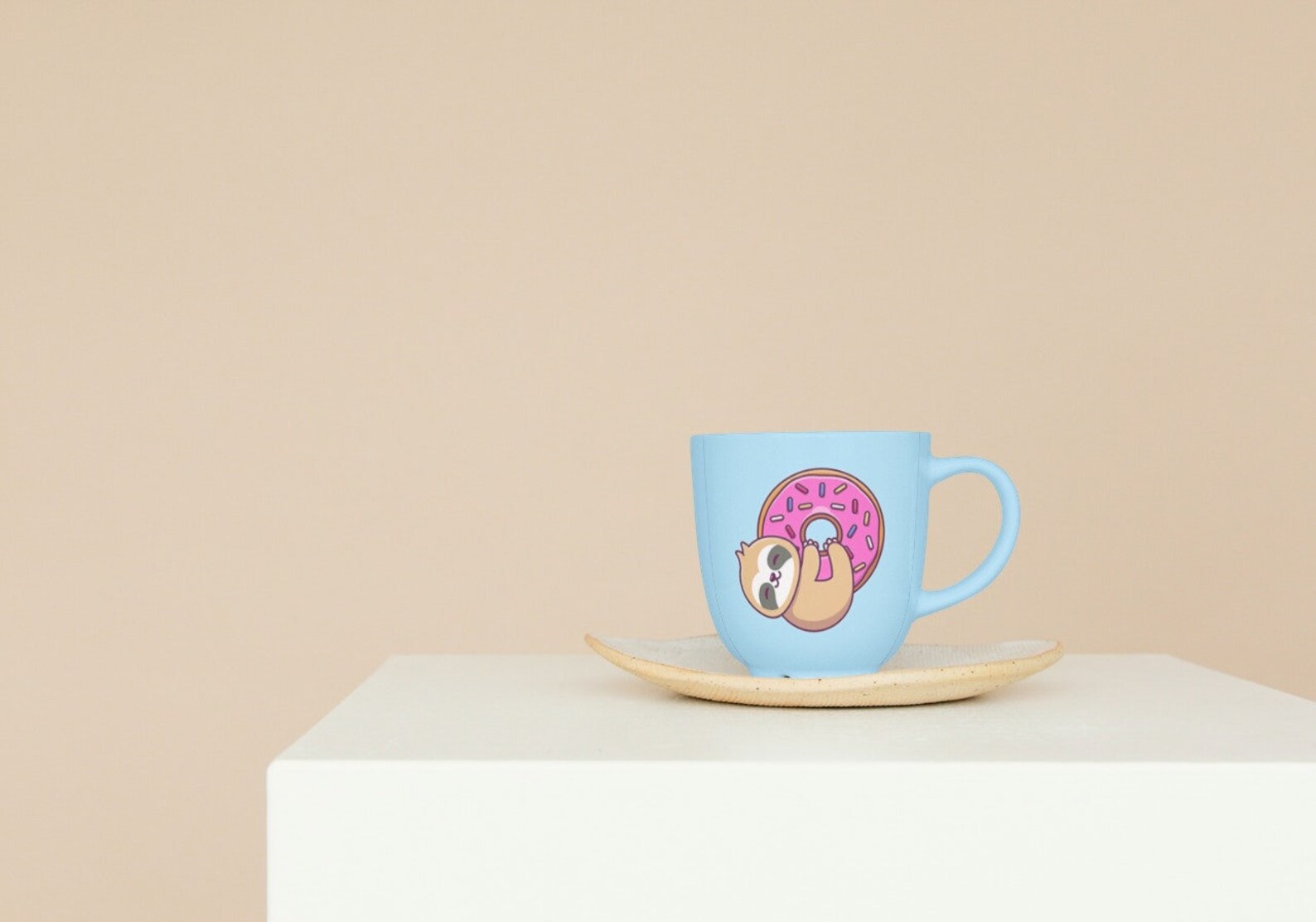 Sloth SVG Dunkin Donuts Sloth Moth Sloth Gift Donut Wall - Etsy