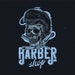 Hand Drawn Barber Shop Skull Logo Concept SVG Razor Comb Skeleton ...