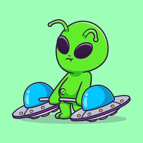 Green Alien - Etsy