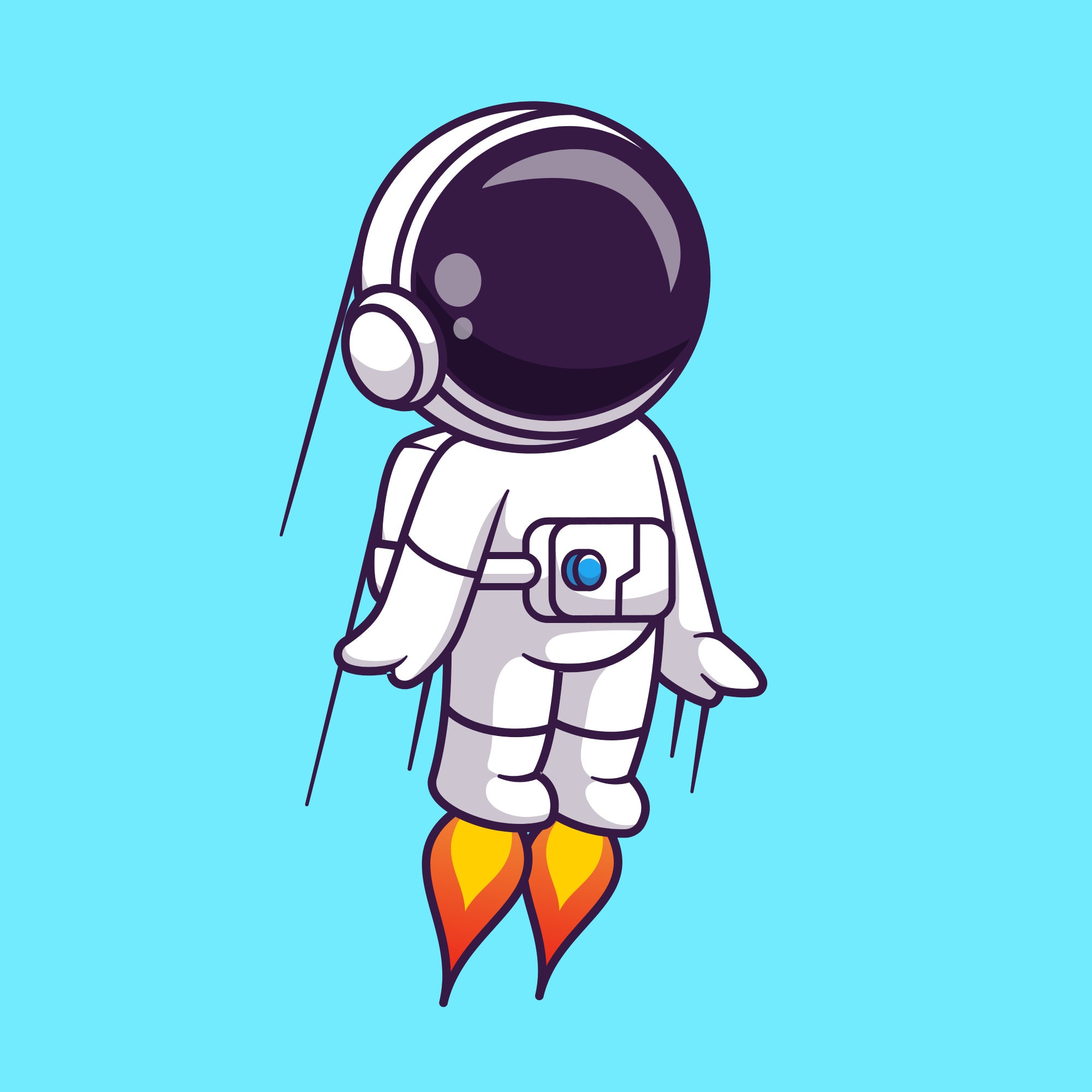 Spaceman Illustration