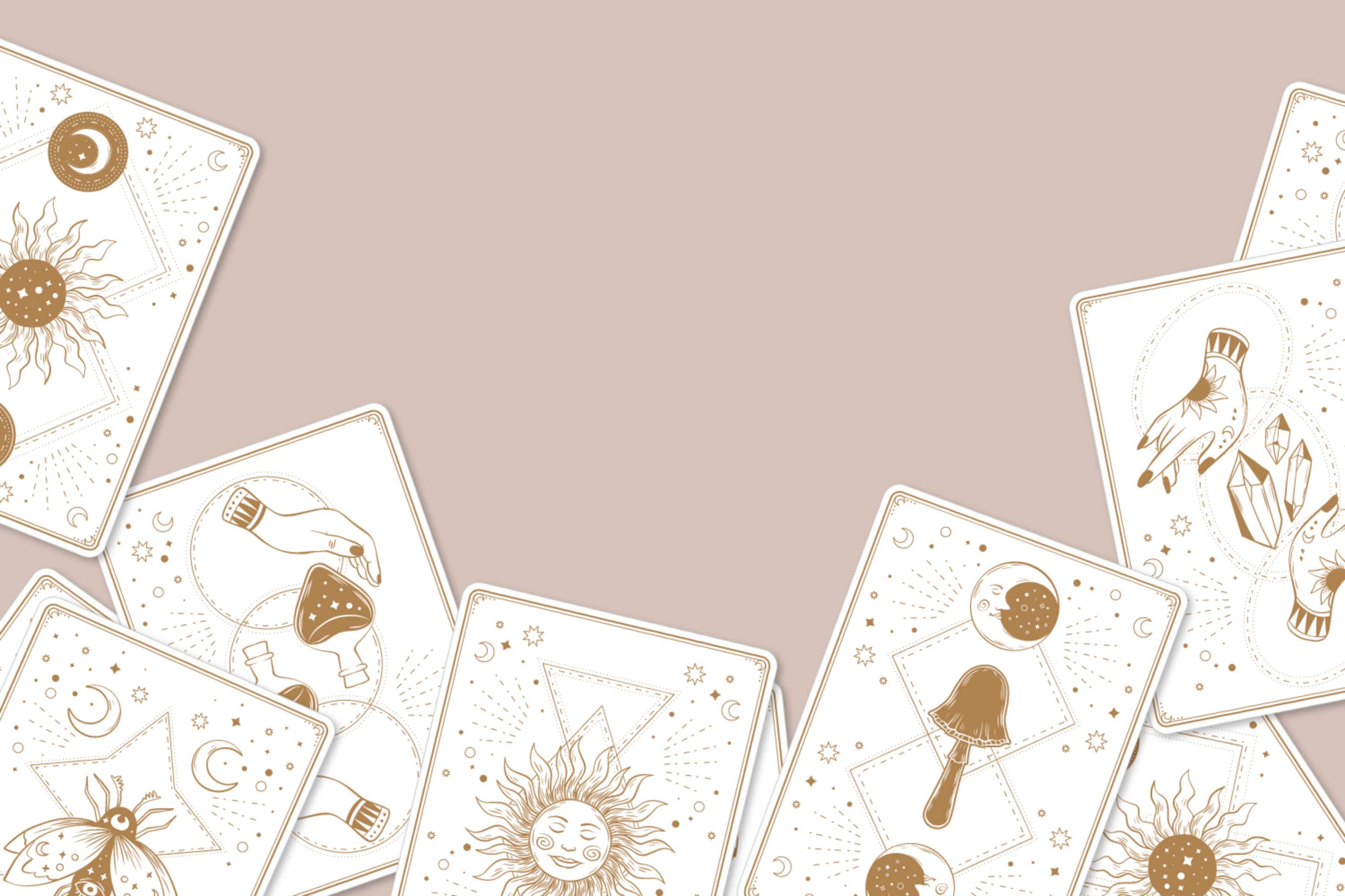 Hand Drawn Tarot Deck BACKGROUND SVG Files for Cricut Tarot - Etsy Canada