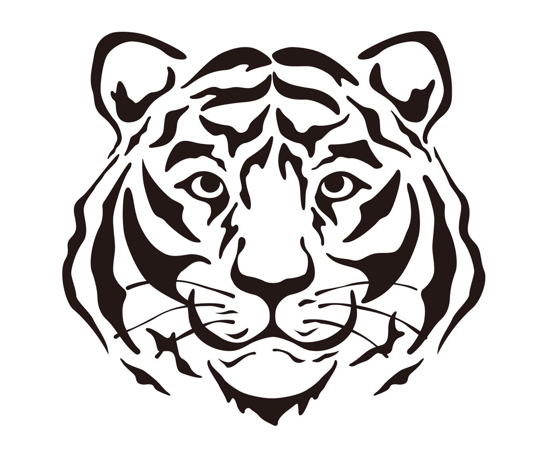 Tiger Svg, Siberian Tiger, Tiger Head Svg, Tiger Print SVG, Tiger ...