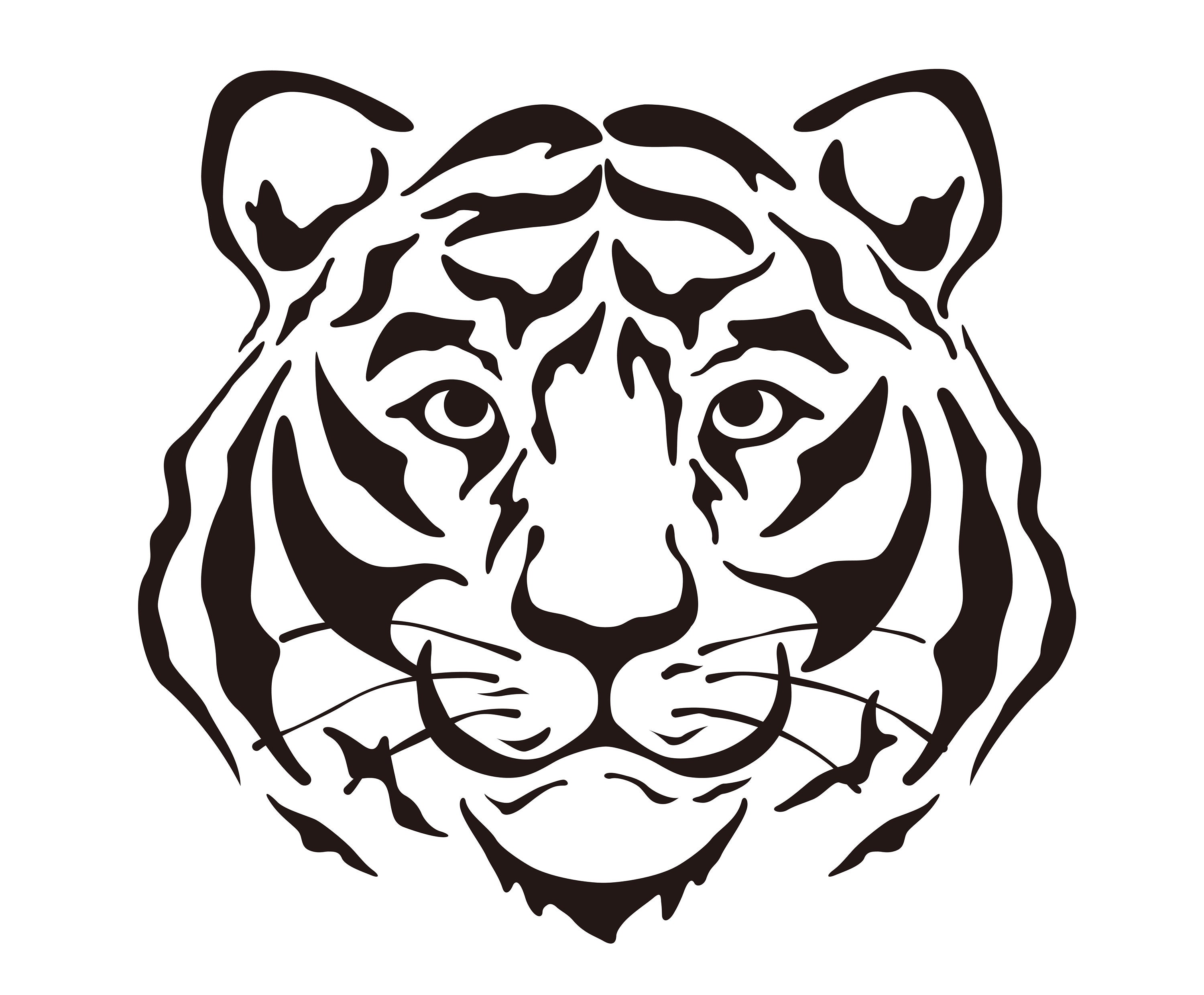 Tiger Svg Siberian Tiger Tiger Head Svg Tiger Print SVG - Etsy
